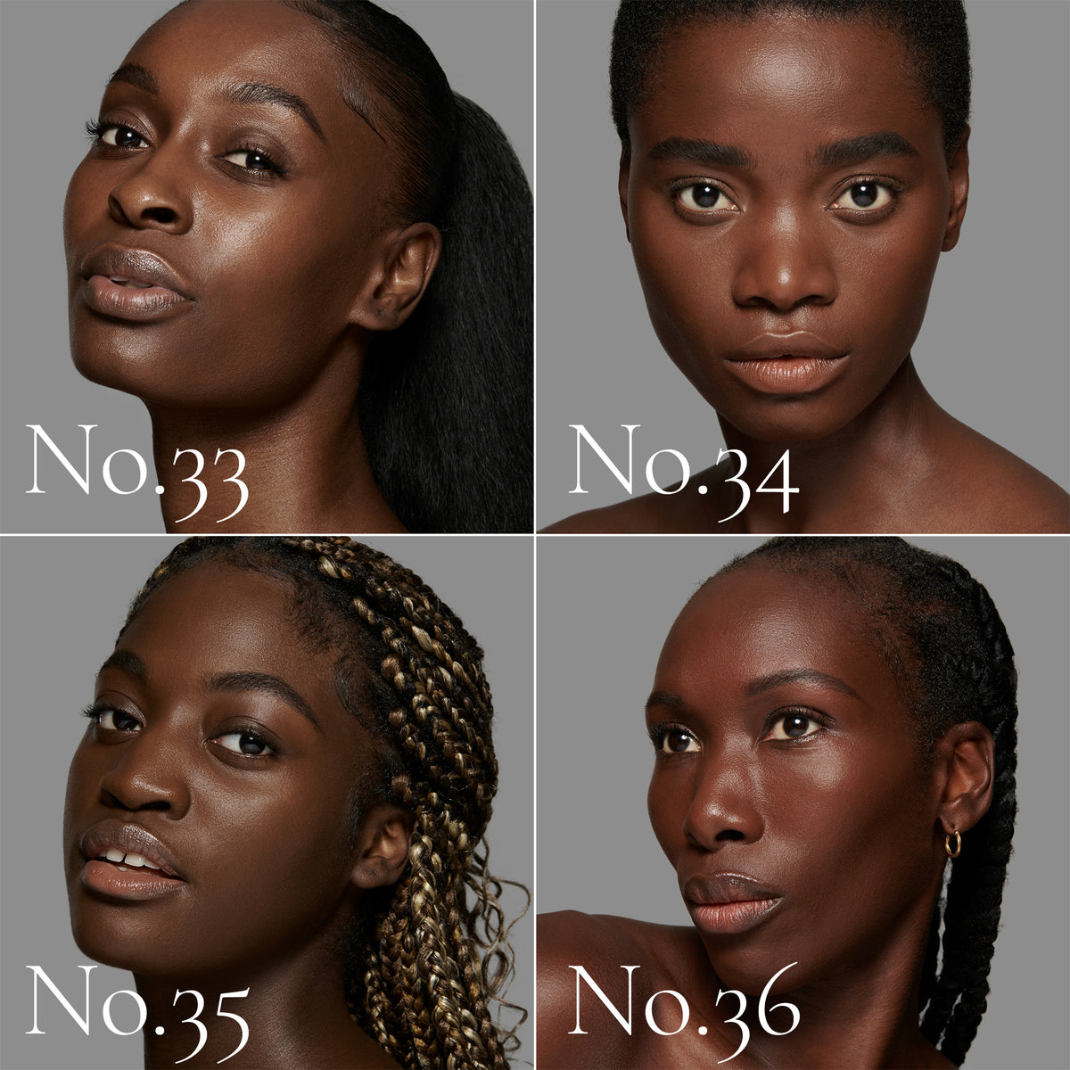 Foundation Sample Card | Deep Set 1 | Lisa Eldridge